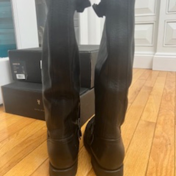 Frye | Shoes | Frye Black Leather Veronica Tall Slouch Boots New | Poshmark